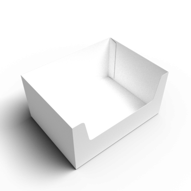 Display box design template, display packaging box dieline