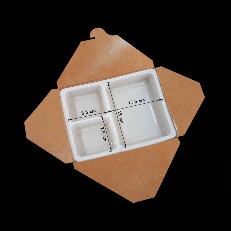 Eco-Friendly Kraft Paper Fast Food Box